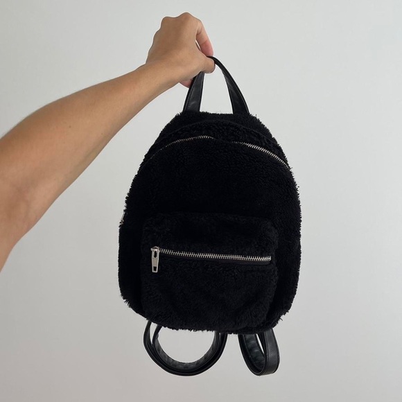Mossimo Supply Co. | Bags | Mini Fuzzy Backpack | Poshmark